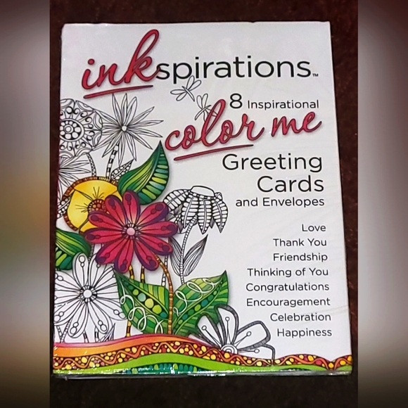 Inkspirations Color Me Greeting Cards | Art | Inkspirations Color Me ...